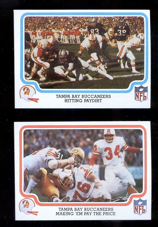 1979 Fleer Action Tampa Bay Buccaneers Set RICKY BELL TED HENDRICKS ...