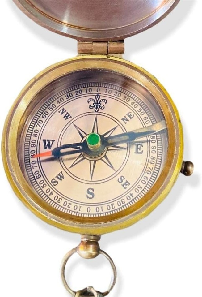 To My Husband Antique Brass Compass Engraved Compass Best Gift For Any ...