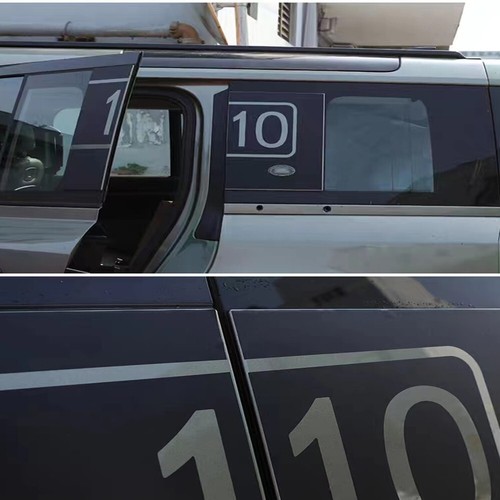 Right Side Rear Door Window Sticker Decal Trim Fits for Defender 110 ...