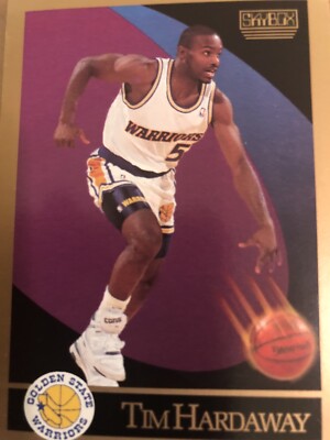 TIM HARDAWAY ROOKIE card lot 1990-91 SKYBOX #95, HOOPS #113 WARRIORS ...