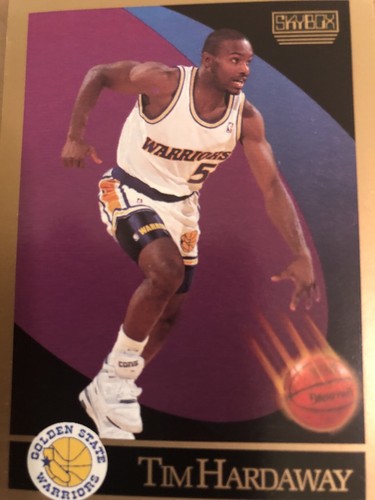 TIM HARDAWAY ROOKIE card lot 1990-91 SKYBOX #95, HOOPS #113 WARRIORS ...