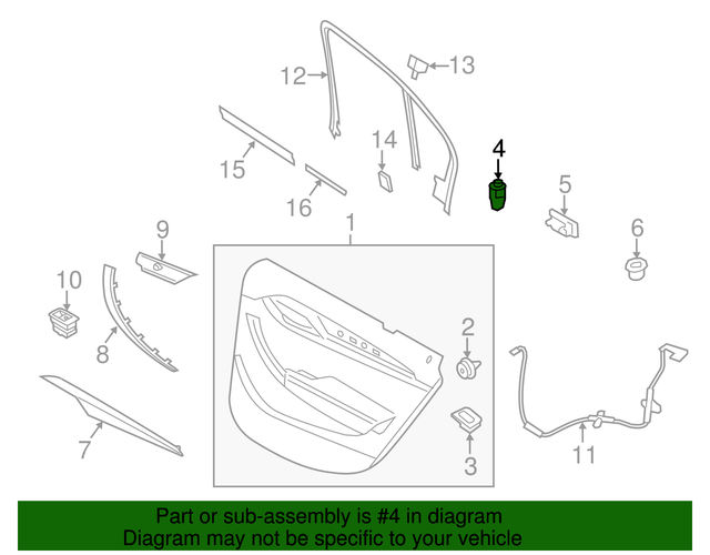BMW 51418267067 Genuine OEM Door Trim Panel Retainer Nut for sale ...