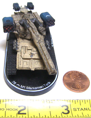 Wizkidgames Mechwarrior Dark Age Vehicle 2002 "M1 Marksman" Tank #78 ...