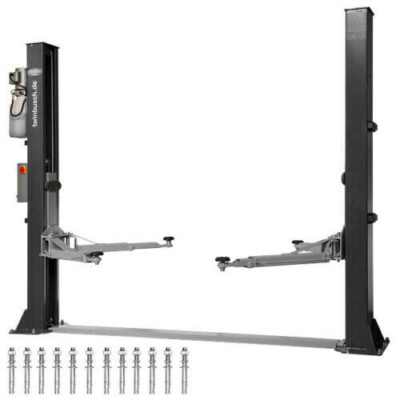Two Post Car Lift Ramp - Twin Busch 2 Post Lift - Electronic release 4 ...