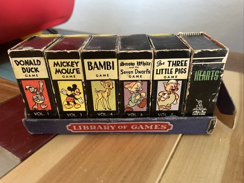 Vintage Disney Mickey Mouse Library of Card Games 1946 By Russell VOL 1 ...