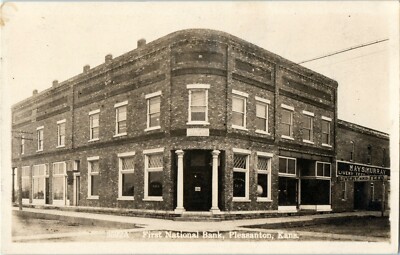 RPPC PLEASANTON KANSAS NATIONAL BANK MAYS & MURRAY LIVERY and FEED LINN ...
