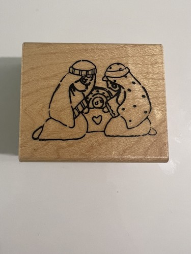 JRL Design Rubber Stamp Nativity Scene Christmas Baby Jesus | eBay