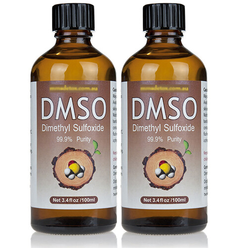 DMSO Low Odour Pure Pharmaceutical Grade 70/30. 2x 100ml Glass ...