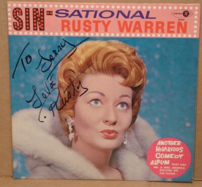 Rusty Warren hand signed autographed LP vinyl record Sin-sational | eBay