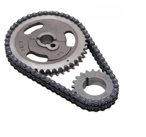 Edelbrock 7814 Performer-Link True-Roller Timing Chain Set for 221-302 ...