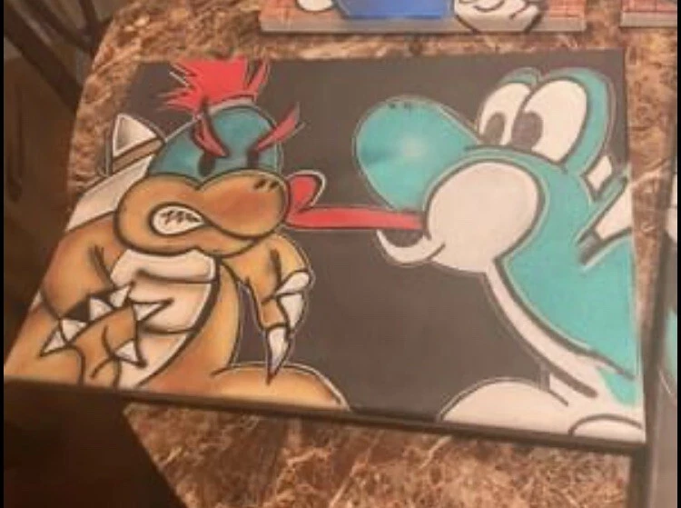 Yoshi And Bowser Jr