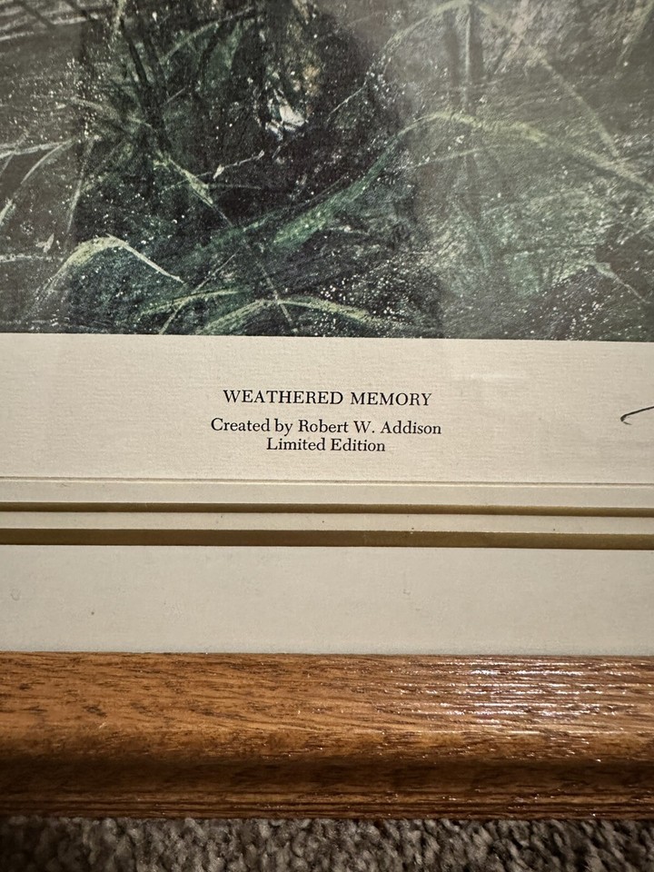 Robert William Addison Weathered Memory Hand Signed and Numbered ...