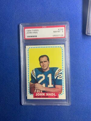 1964 Topps #159 John Hadl RC HOF San Diego Chargers PSA 8 | eBay