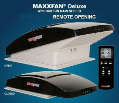 MAXXAIR MAXXFAN Smoke Top 400 x 400 Deluxe Roof Vent Fan Campervan ...
