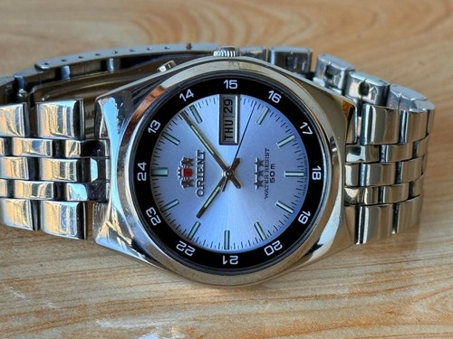 Mens Watch Orient 3 Star RARE Dial Automatic 50m WR 37mm | eBay