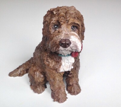 Cockapoo Memorial Statue,Personalised Dog Memorial, Dog Sculpture, Dog ...