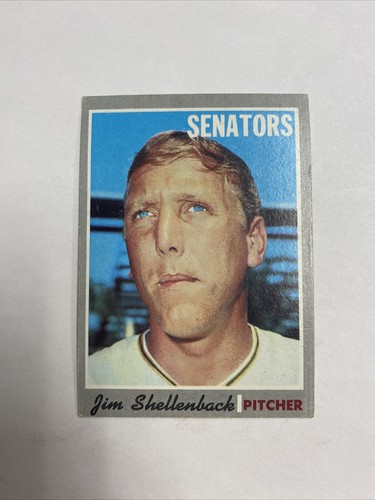 1970 Topps Baseball Jim Shellenback Washington Senators Card #389 | eBay