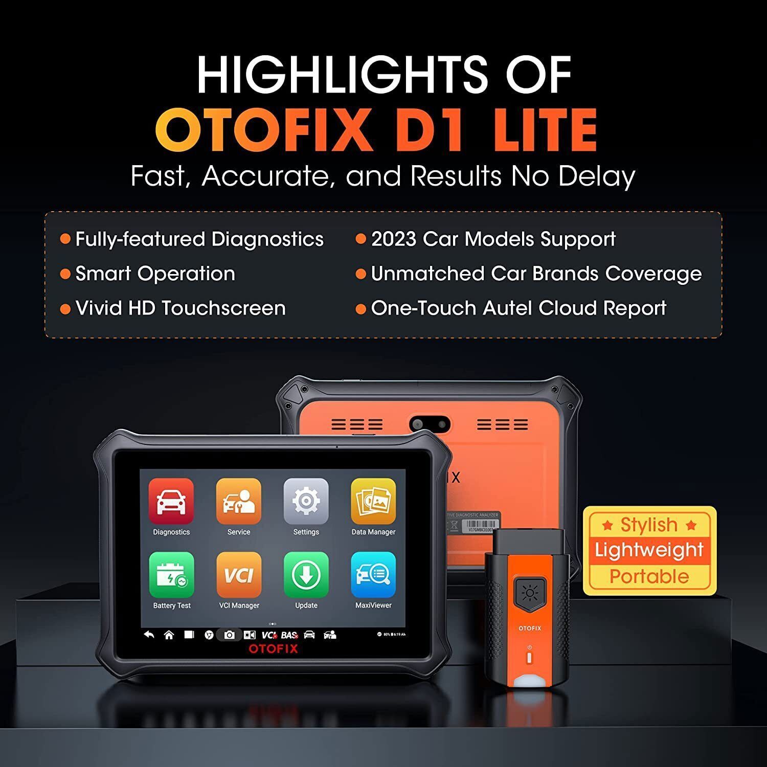 2024 OTOFIX D1 Lite PRO Profi KFZ OBD2 Diagnosegerät ALLE SYSTEM Key ...