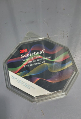 3M Scotchcal Striping Tape 72603 1/4" x 150' Gold Discontinued Made in ...