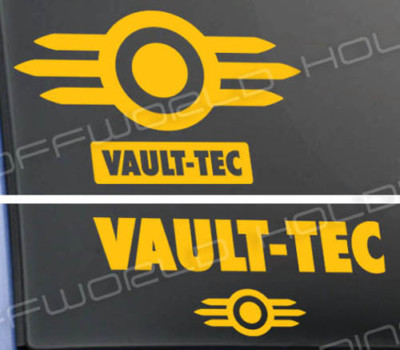 Fallout 4 accurate VAULT TEC sticker decal Pipboy 111 XBox One 360 PS4 ...