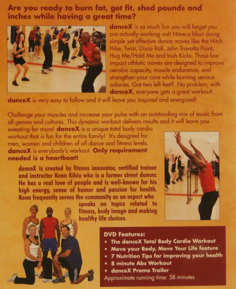 4 dance workout DVD lot Billy Blanks Jr. Kenn Kihiu DanceX Rock Your ...