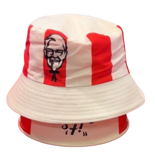 NEW KFC Fried Chicken Reversible Bucket Hat Thailand Exclusive Limited ...