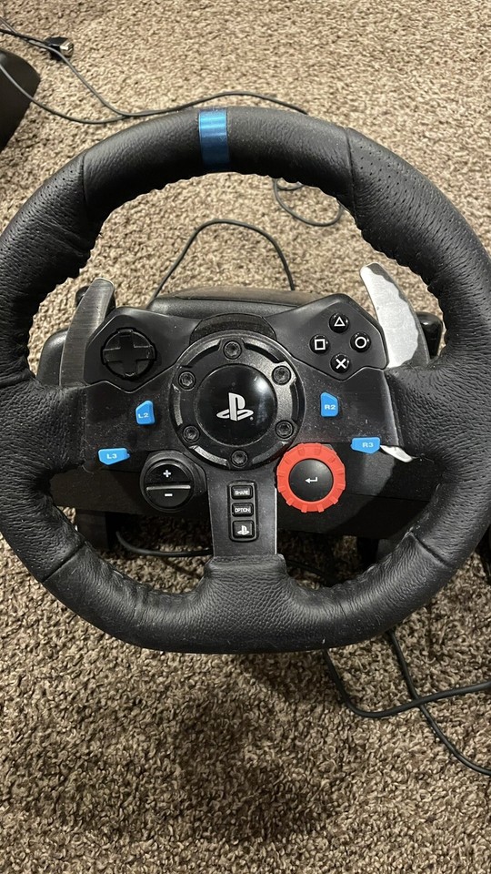 Used Logitech G29 Racing Wheel , Pedals And Shifter With Power supply ...