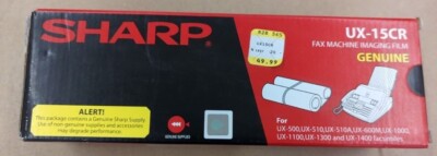 GENUINE SHARP UX-15CR FAX MACHINE IMAGING FILM SEALED ROLL IN BOX | eBay