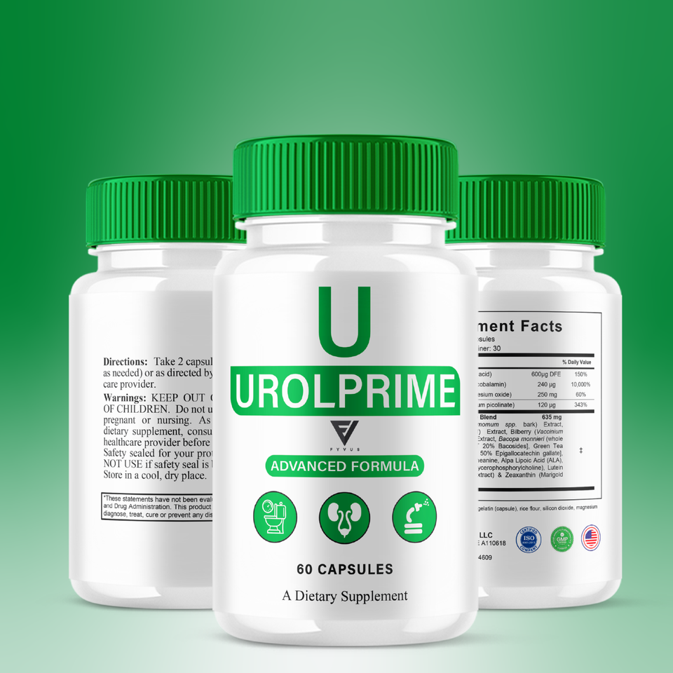 (5 Pack) UrolPrime Prostate Support, Urol Prime Prostate Pills (300 ...