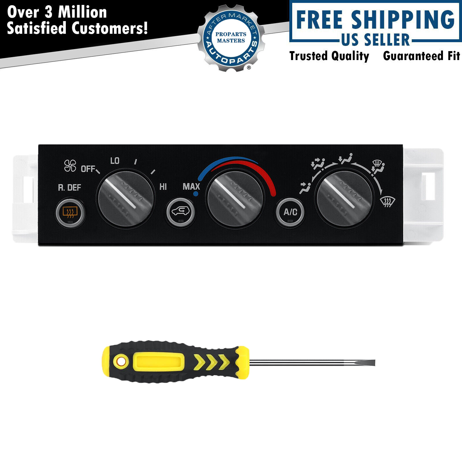 Heater A/C Control Panel Switch Unit for 1996-2000 Chevrolet GMC C1500 ...