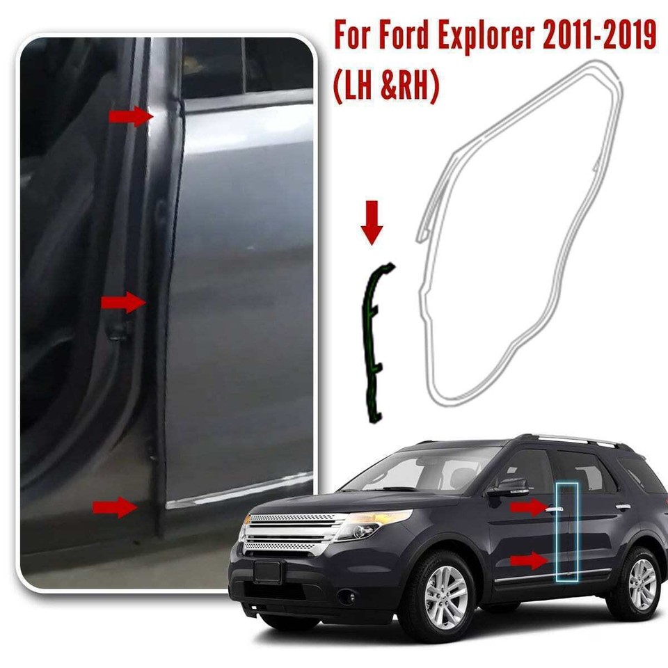 For Ford Explorer 2011-2018 2019 Rear Door Front Weatherstrip Seal LH ...