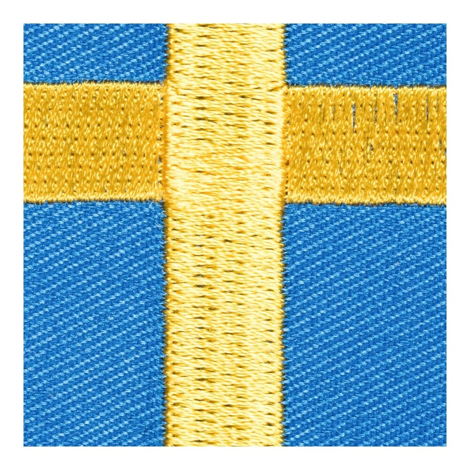 Sweden Flag Shield Patch, Scandinavian Country Flag Patches | eBay