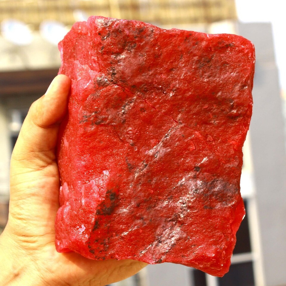 5000 Ct Natural African Red Ruby CERTIFIED HUGE Loose Gemstone Red Ruby ...