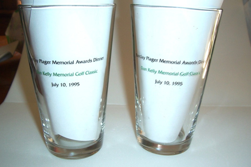 2 St Louis Blues Dan Kelly DK Golf Classic - Barclay Plager Dinner Pint ...