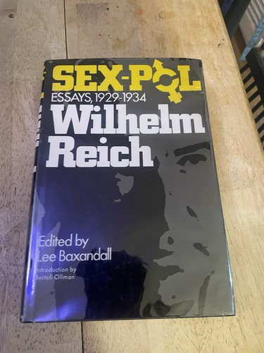 Sex-pol: Essays, 1929-1934 : Wilhelm Reich HC/DJ 1972 1st Ed/2nd Print ...