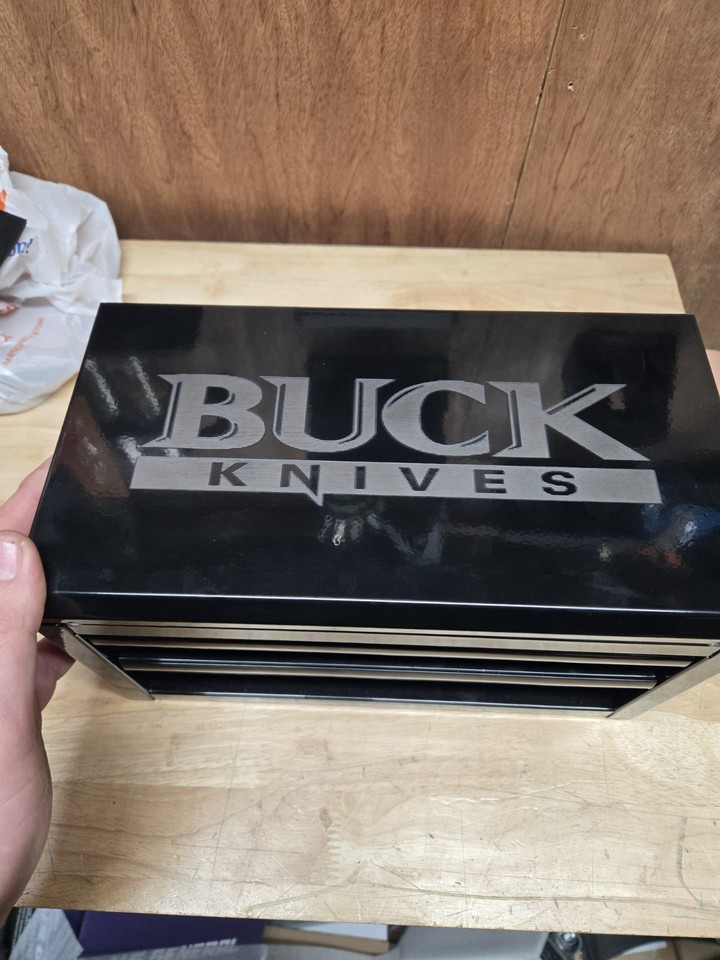 Buck Knife Min Tool Box Custom Laser Engraved | eBay