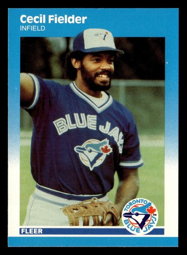 Cecil Fielder 1987 Fleer Update #U-31 Toronto Blue Jays | eBay