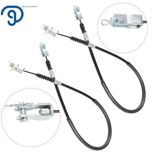 (2) For Club Car DS Brake Cable Set 1981-1999 G&E Golf Cart Parts 42 ...