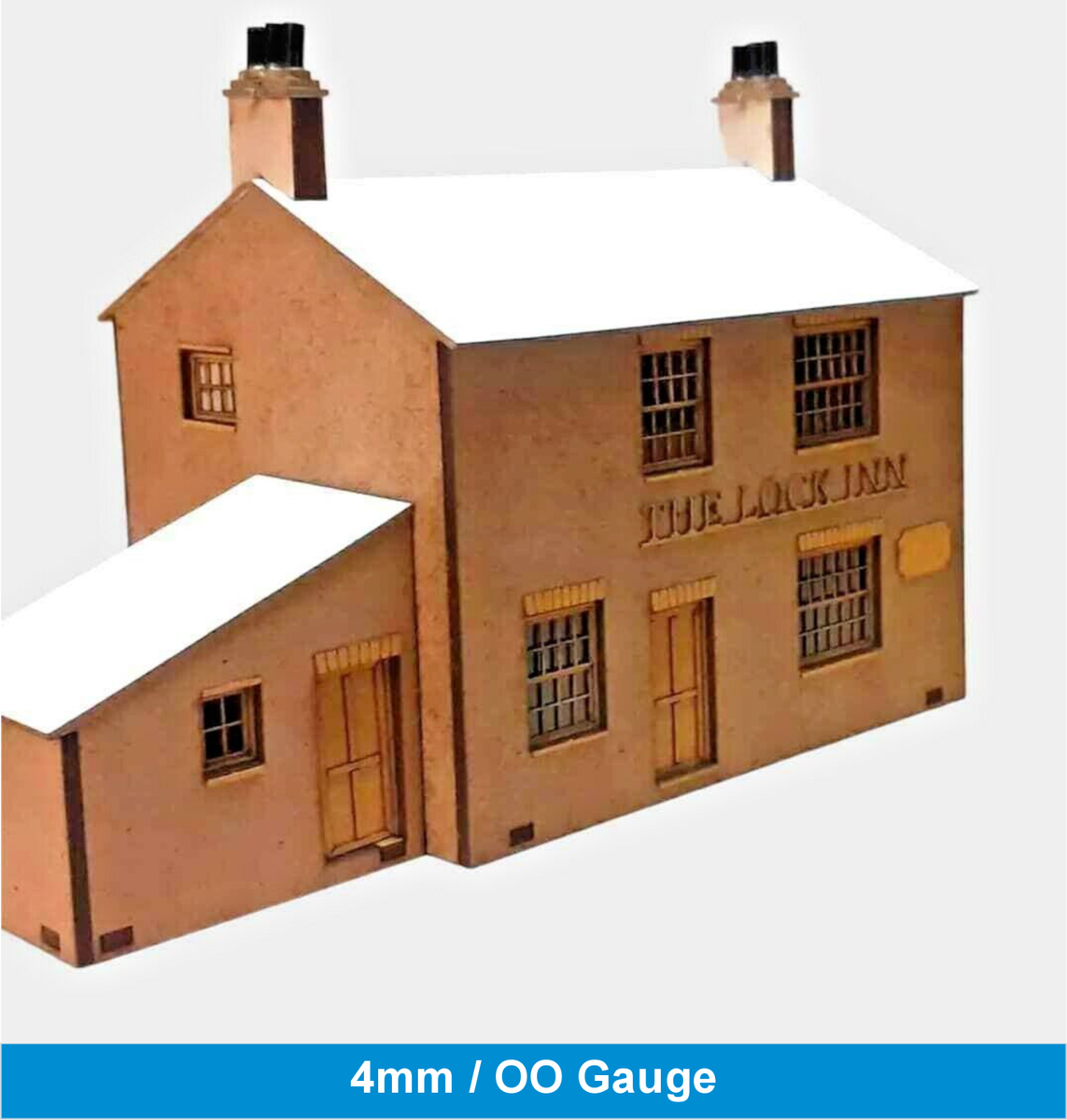Fair Price Models Pub Kit Fair Price Models Laser-Cut Pub Building Kit ...