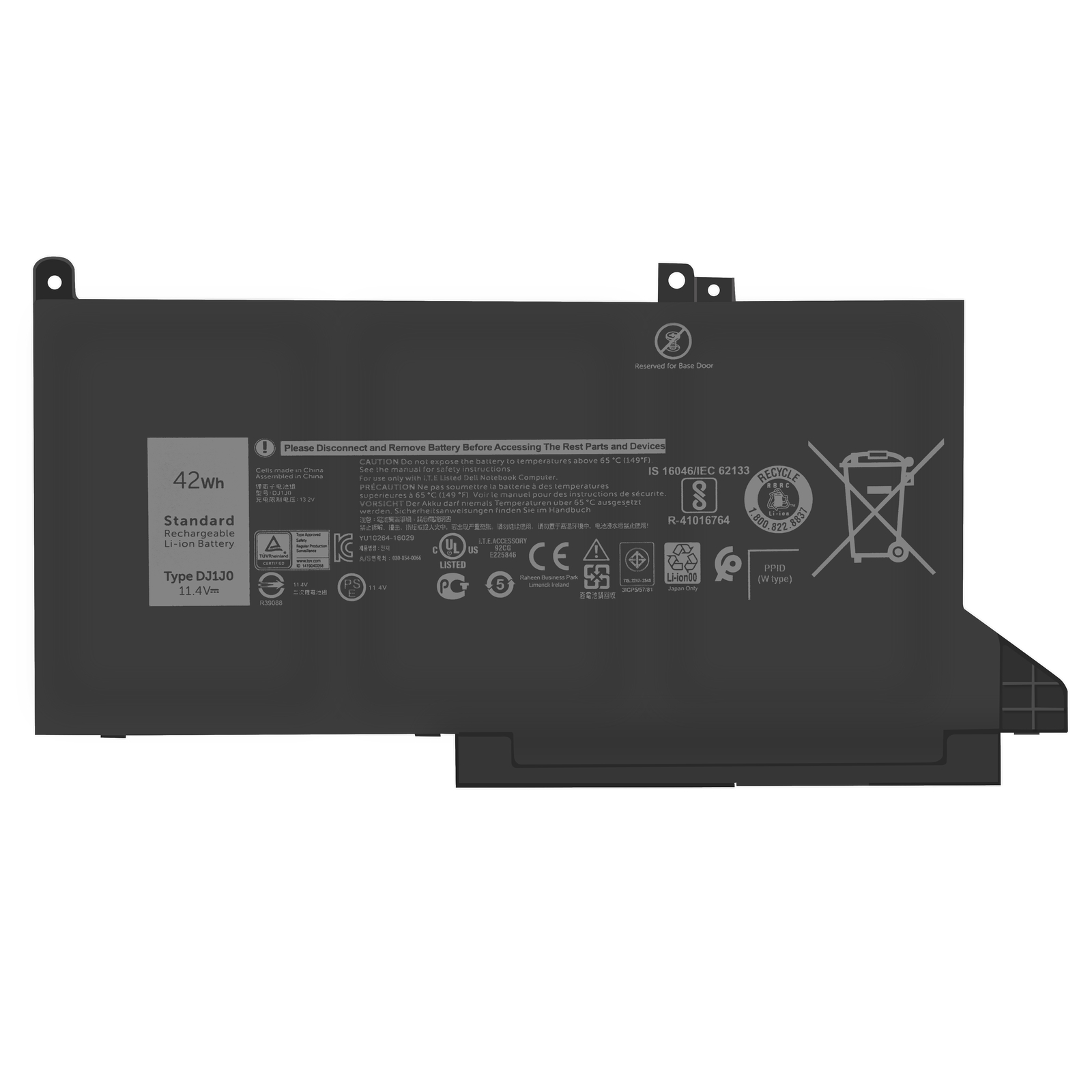 C27RW DJ1J0 PGFX4 Battery For Dell Latitude E7280 E7290 E7380 E7390 ...