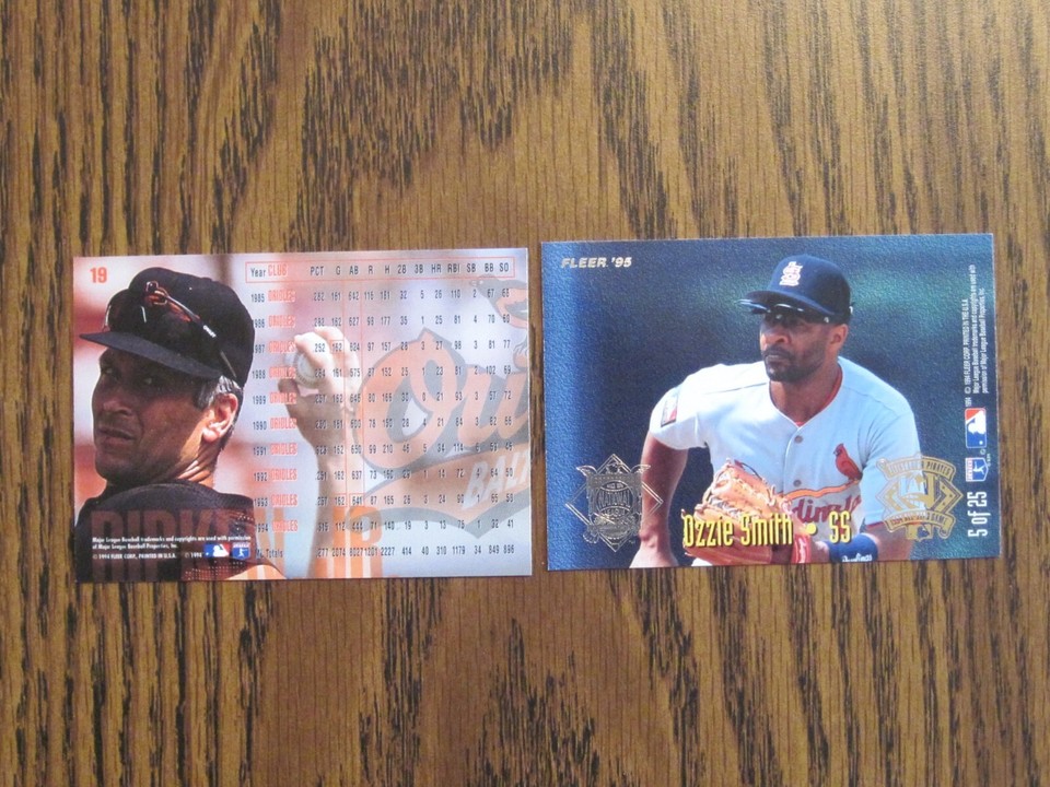 1995 FLEER BASEBALL ALL STARS #5 RIPKEN AND SMITH 1995 FLEER RIPKEN NT MT+ | eBay