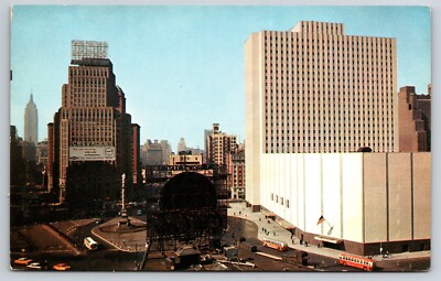 New York Coliseum Exterior (Time Warner) New York City, NY Postcard LC9 ...