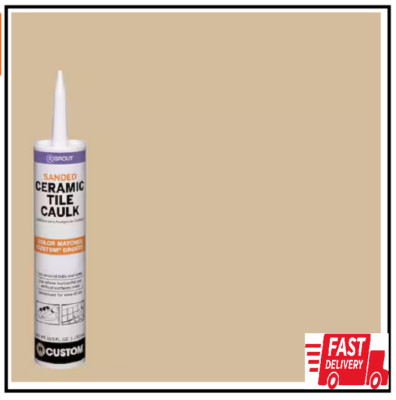 Polyblend #122 Linen 10.5 Oz. Sanded Ceramic Tile Caulk | eBay