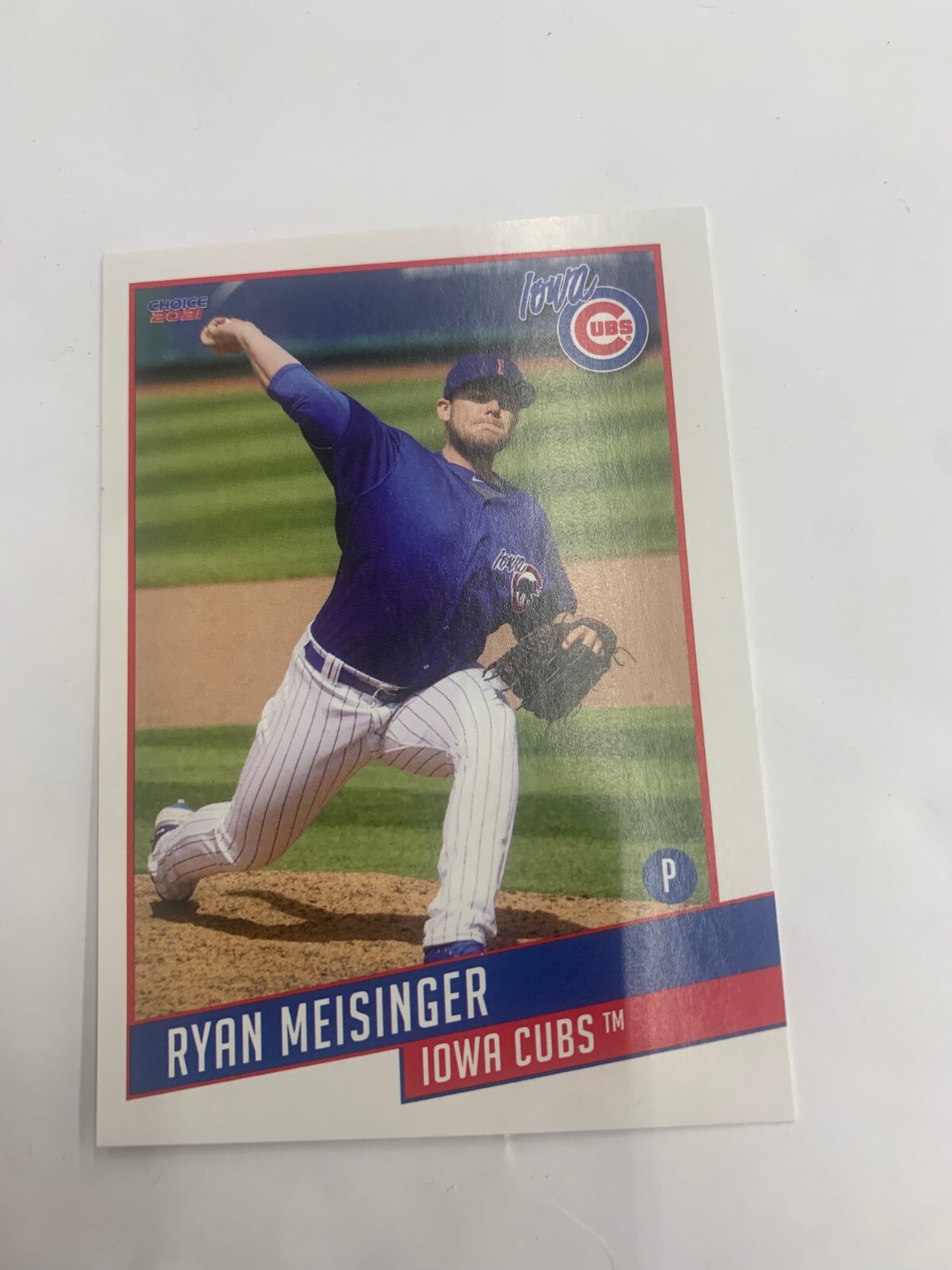 Ryan Meisinger Card 2021 Iowa Cubs Team Card | eBay