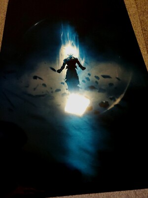 Metal Print 11x17 Bosslogic Goku Blackout Powering Up. | eBay