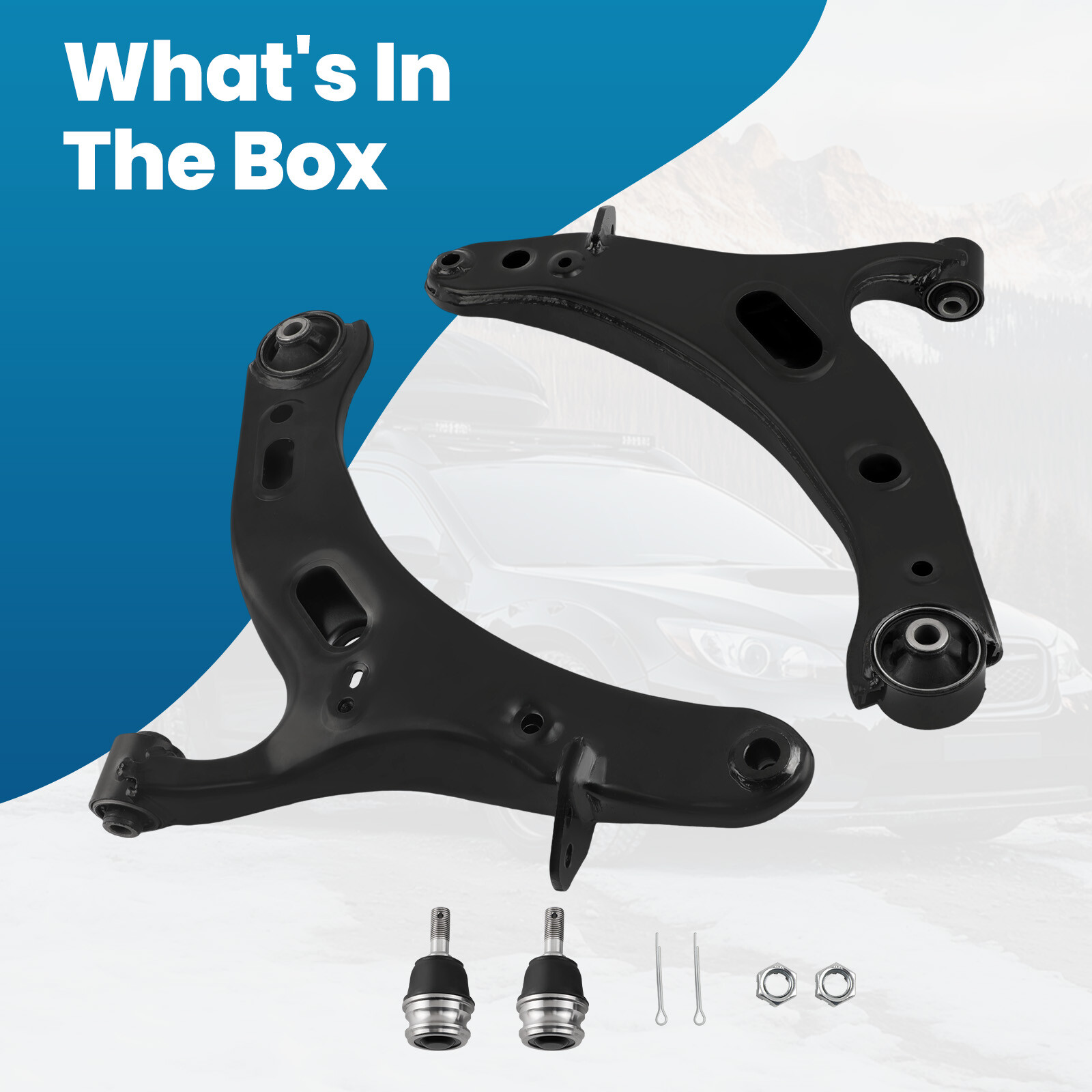 2x Suspension Front Lower Control Arm Kit For 2010-2014 Subaru Legacy ...