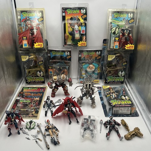 McFarlane Toys Spawn Figure Lot (17) New Opened Weapons Comic Mobile ...