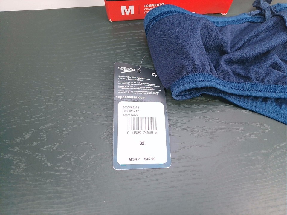 Speedo - Men's - Solid Endurance+ Brief - Navy - Size 32 - New W/ Tags ...