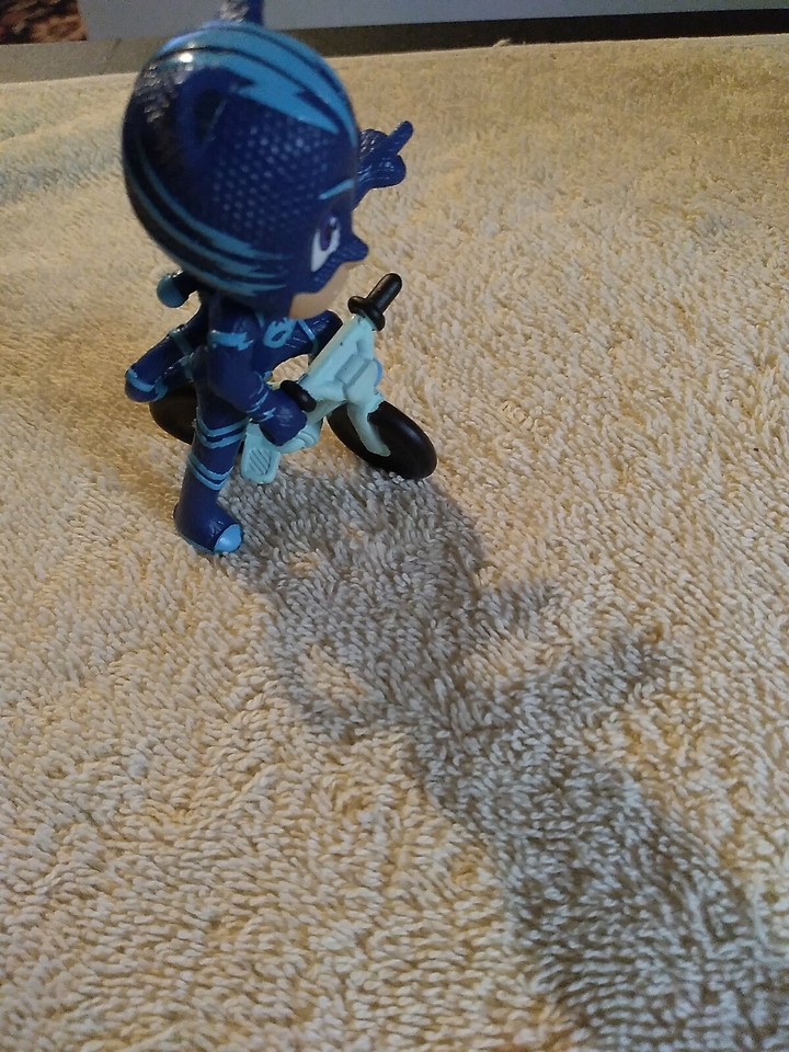 PJ Masks Catboy Action Figure Blue Toy Cake Topper Bicycle Bike | eBay