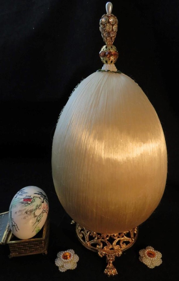 JUNE ZIMONICK ~ 10" Jeweled Centerpiece ~ Easter ~ 1973 ~ 37B ~ French ...